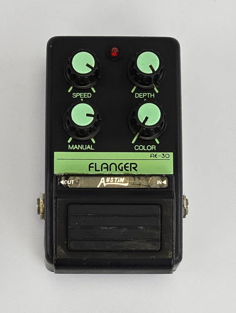 LOCO BOX AUSTIN AE-30 Analog Flanger Rare Vintage Guitar Effect Pedal £ ...