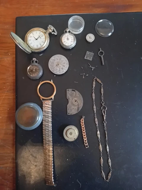 LOT DE MONTRES gousset anciennes et pieces EUR 5,00 - PicClick FR