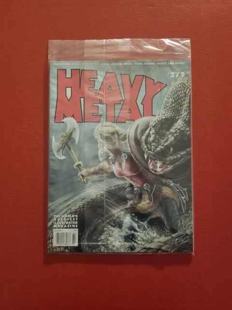Heavy Metal Magazine 272 Factory Sealed Vfnm Condition 2014 £14