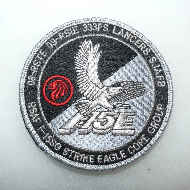 ORIGINAL ROYAL SINGAPORE Air Force F-15SG Strike Eagle Core Group Patch ...