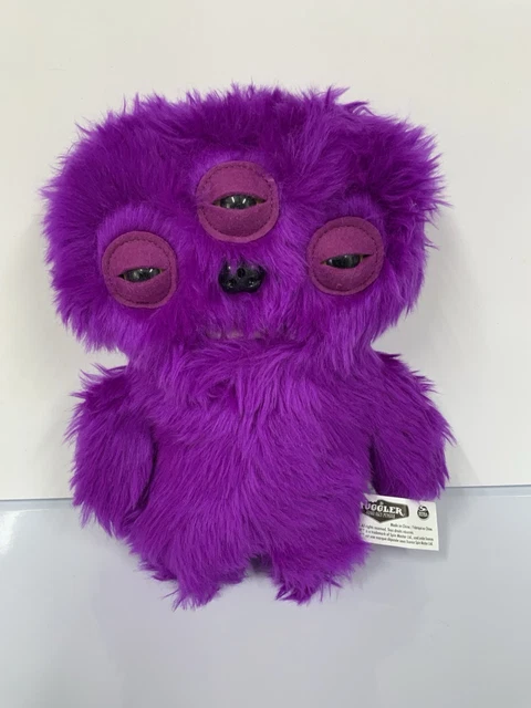 FUGGLER FART FACE Annoyed Alien Purple Funny Ugly Monster Soft Toy ...