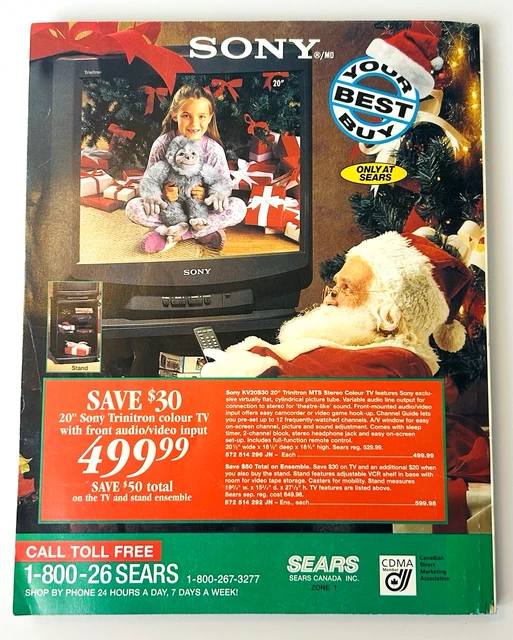 1996 SEARS CANADA Christmas Wish Book Toys Video Games 567 Pages $69.95 ...