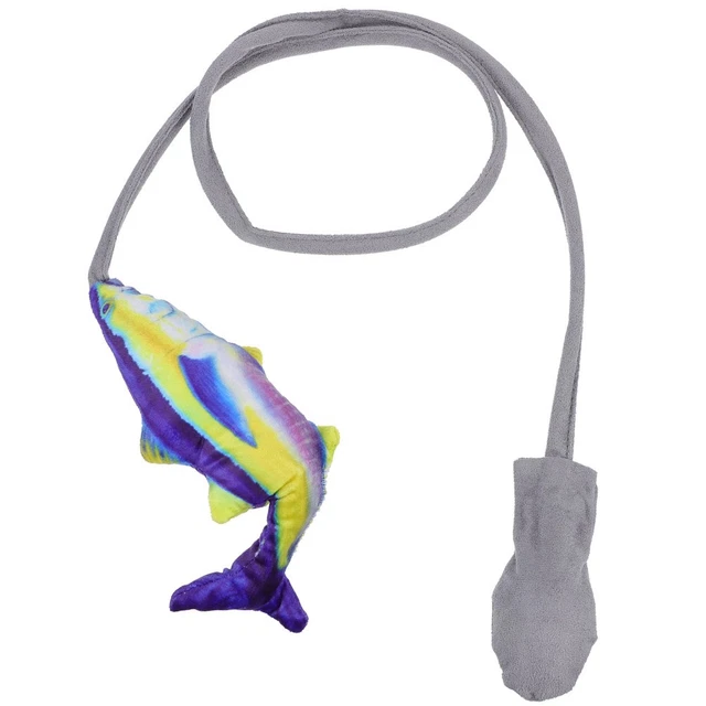 IMITATION FISH TOY with Air Bag Interactive Toy Pet Plush Toy for Pet ...