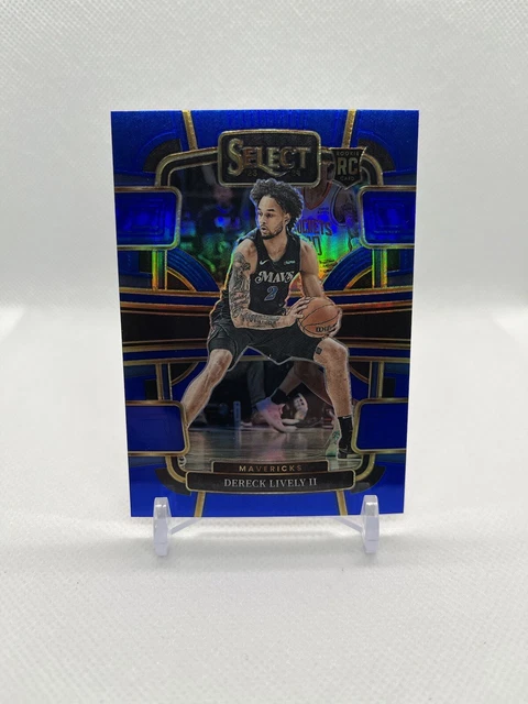 DEREK LIVELY II 2023-24 Panini Select Acourse Blu Argento Prizm RC ...
