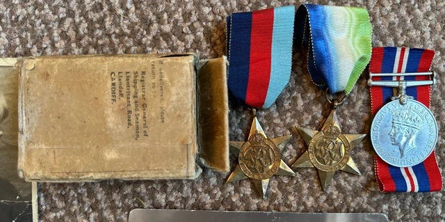 WW2 MERCHANT NAVAL Mia Medal Grouping Convoy Hx 109, Sunk North ...