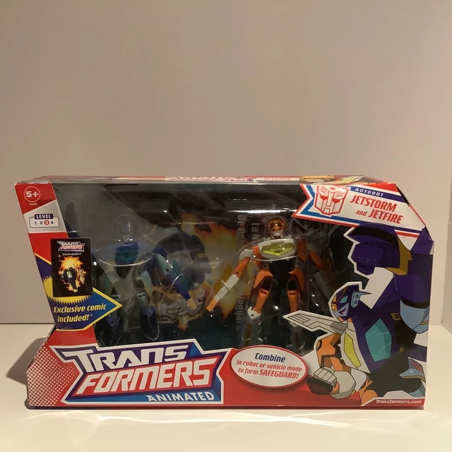 HASBRO TRANSFORMERS ANIMATED Pack - Jetfire and Jetstorm New Rare 2008 ...