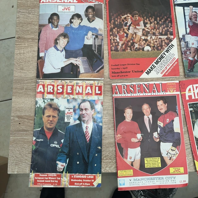 VINTAGE ARSENAL PROGRAMMES £12.94 - PicClick UK