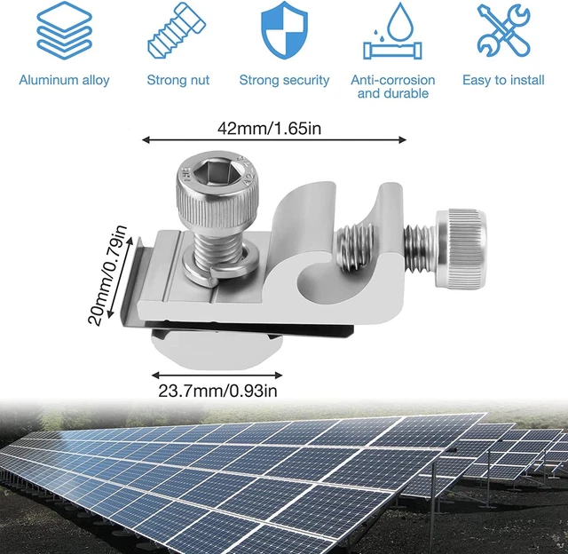 SOLAR PV GROUNDING clamp lightning protection grounding clamp stainless ...
