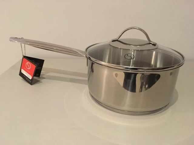 SYSTEMAR STAINLESS STEEL Saucepan with Ventilation Lid - 20cm £22.99 ...