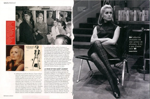 COUPURE DE PRESSE Clipping 9999 Catherine Deneuve (3 pages) EUR 5,00 - PicClick FR