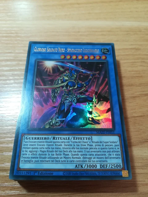 YU-GI-OH DECK MAESTRO del Chaos Glorioso Soldato Mago Nero MASSIMO EUR 50,00 - PicClick IT
