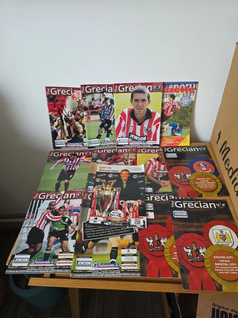 13 X EXETER City Programmes And Pre Season 1997 - 2002 £5.91 - PicClick UK