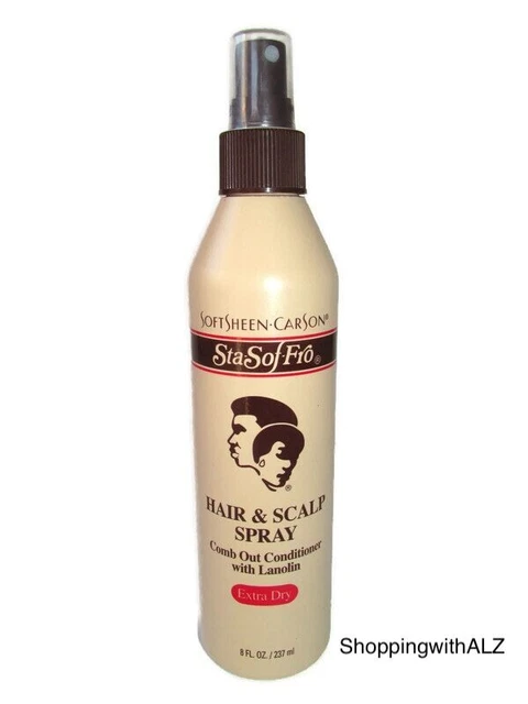 SOFTSHEEN CARSON STA-SOF-FRO Hair Scalp Spray Comb Out Conditioner Xtra ...