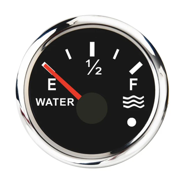 WATER TANK INDICATOR Boat RV Water Level Indicator 240 33 OHMS Black ...