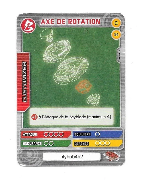 CARTE - BEYBLADE - Axe de rotation - N°84 - Série 2 EUR 2,00 - PicClick FR