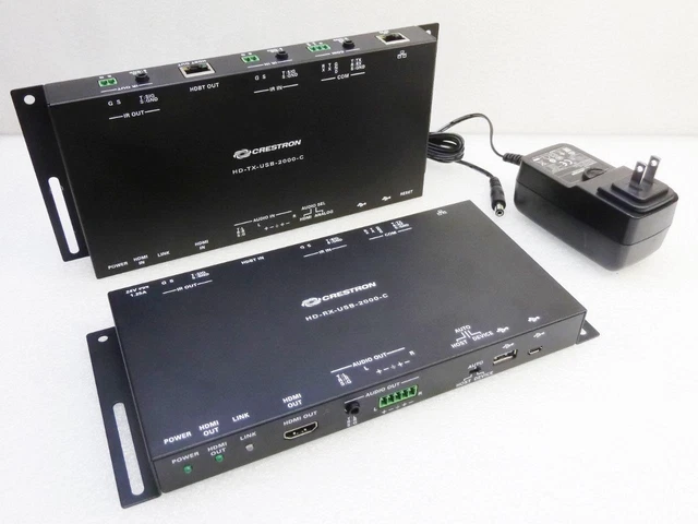 KIT CRESTRON HD USB 2000 C HD-TX-USB-2000-C y HD-RX-USB-2000-C con ...