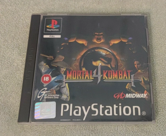 JEU MORTAL KOMBAT 4 pour Sony PS1 - Complet - Pal FR - Playstation EUR ...