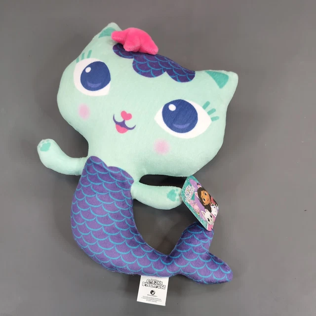 GABBYS DOLLHOUSE MERCAT Plush Soft Stuffed Toy Mermaid Cat 30 CM Blue ...