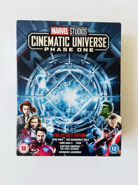 MARVEL STUDIOS CINEMATIC Universe Phase One Collectors Edition Blu Ray ...