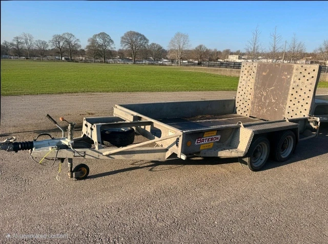 BATESON 3500KG PLANT Trailer £2,500.00 - PicClick UK