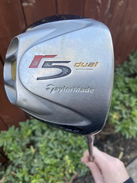 TAYLORMADE R5 DUAL Type Driver 9.5 Deg Graphite S Stiff Flex RH Golf ...