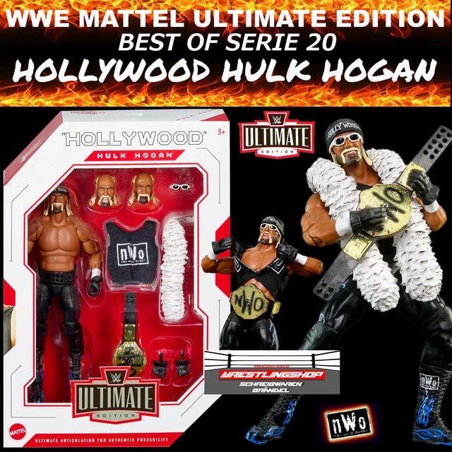 WWE MATTEL ULTIMATE Edition Serie 20 Nwo Hulk Hogan Wrestling Figur ...