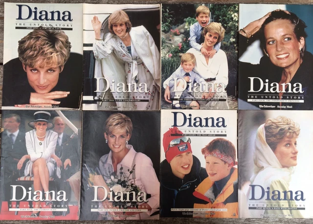 DIANA: THE UNTOLD Story Collector Magazines 1-8 The Advertiser 1997 EUR ... DIANA: THE UNTOLD Story Collector Magazines 1-8 The Advertiser 1997 EUR ...