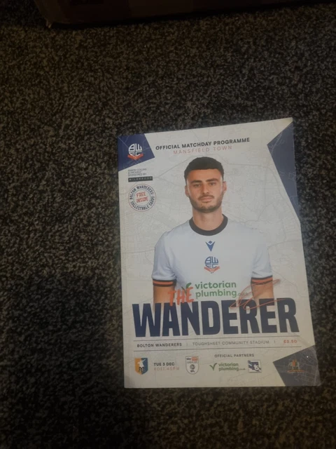 BOLTON WANDERERS FOOTBALL Programmes 24/25 Bolton Vs Blackpool £1.20 ...