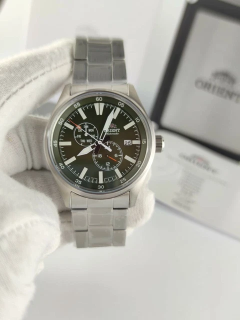 ORIENT DEFENDER II Automatico RA-AK0402E10B Quadrante Verde 100M ...