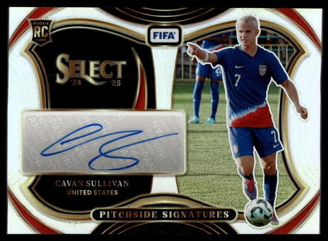 2024-25 PANINI SELECT Fifa Soccer Cavan Sullivan Auto Pitchside ...
