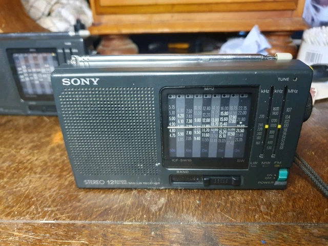 SONY ICF-SW10 12 Band Worldwide Receiver in full working order £42.28 ...