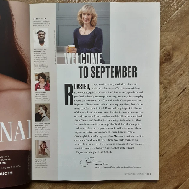 WAITROSE & PARTNERS Food Magazine September 2025 - The Chicken Edit £1. ...