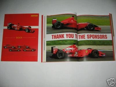 FERRARI BROCHURE CATALOGUE revue magazine annuel Yearbook 2001 réf ...