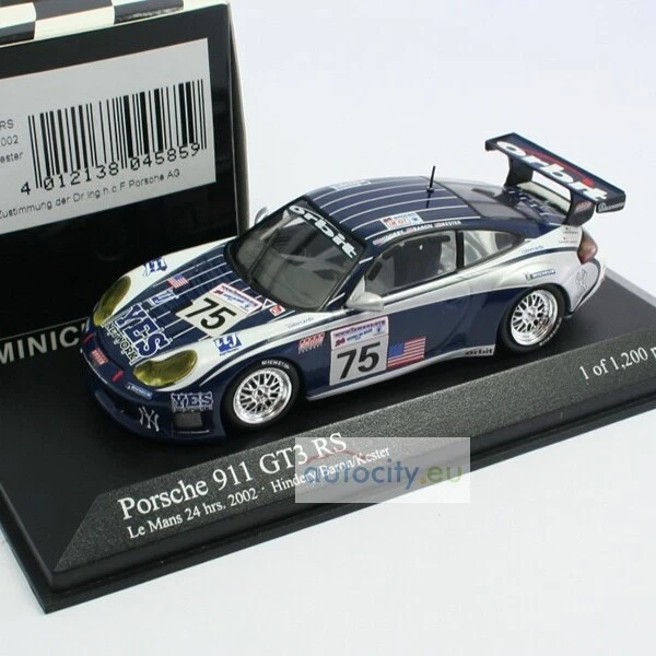 MINICHAMPS PORSCHE 911 Gt3 Rs Team Orbit 24H Le Mans Hindery/Baron/Kes 400026975 EUR 59,00 ...
