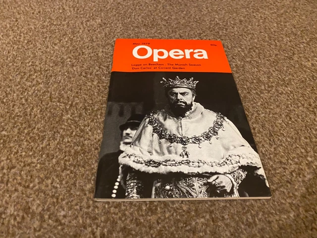 OPERA MAGAZINE 1979 May Boris Christoff As King Philip. Walter Legge £6 ...