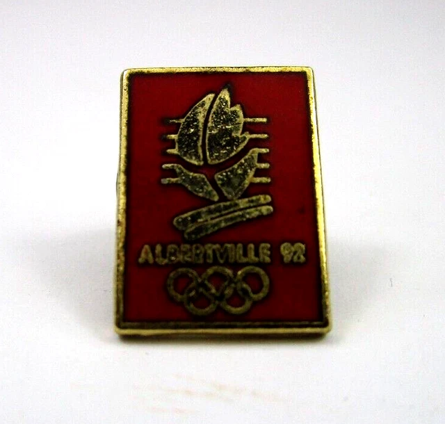 PIN'S PINS JO Jeux Olympiques Albertville 92 Logo Rouge COJO 1991 EUR 2 ...