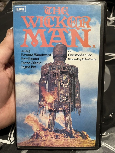 THE WICKER MAN Pre Cert VHS Video Tape Ex Rental Very Rare £49.99 ...