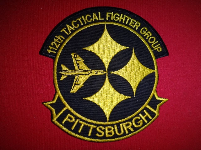 USAF PATCH 112TH TACTICAL FIGHTER GROUP à Pittsburgh, PA EUR 13,38 ...