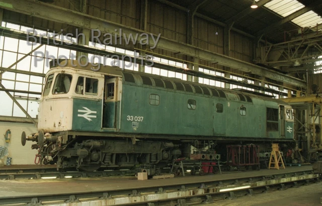 35MM NEGATIVE BR British Railway Diesel Loco Class 33 33037 Stewarts Lane 1990 £3.99 - PicClick UK