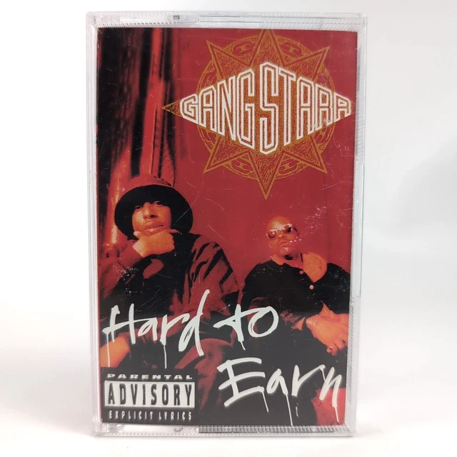 GANG STARR - Hard to Earn [PA] Cassette, 1994 Chrysalis Records Classic ...
