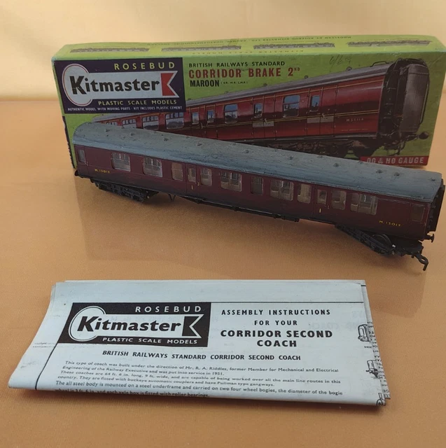 ROSEBUD KITMASTER NO. 15 OO Gauge BR Standard Corridor Brake 2nd Kit ...