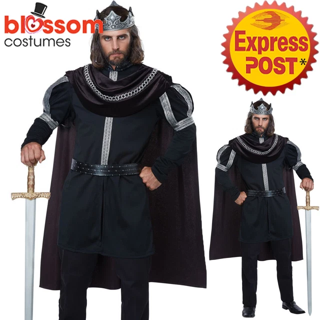 CA887 DARK MONARCH Medieval Renaissance King Evil Fairytale Villain ...