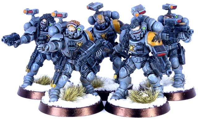 WARHAMMER 40K SPACE Marines Space Wolves Primaris Incursors Conversioni ...
