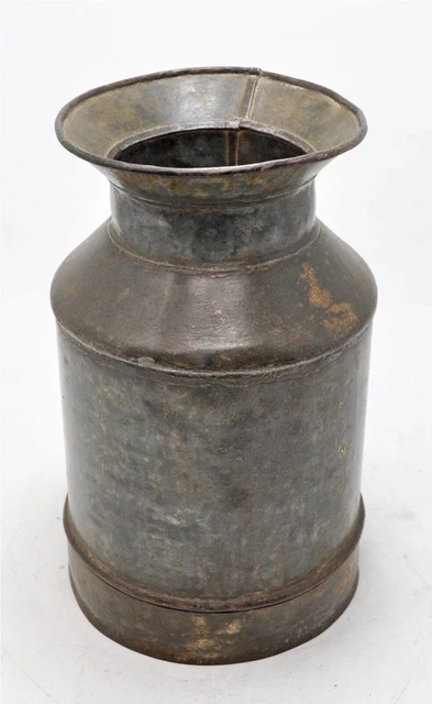 ANTIQUE IRON MILK Can Pot Original Old Hand Crafted Nice Shape £46.80 ...