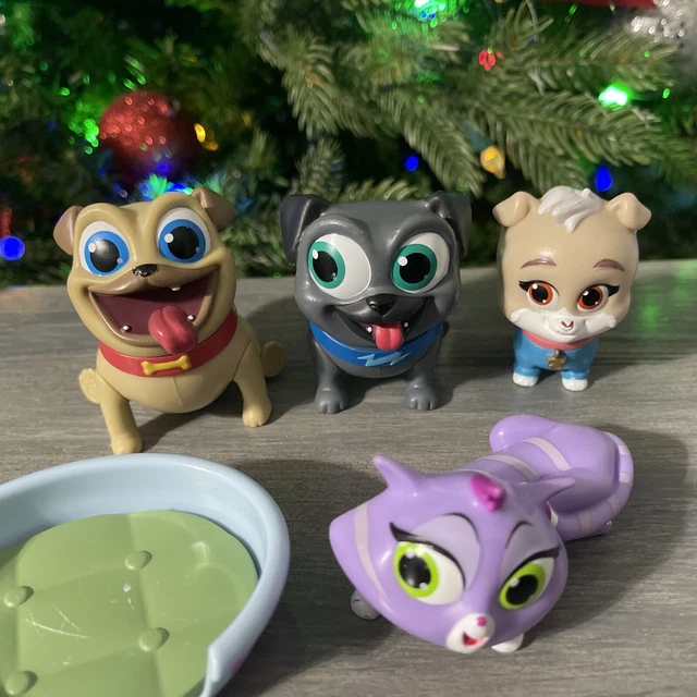 DISNEY JUNIOR PUPPY Dog Pals Keia Bingo Rolly Pug Miniature Dog Hissy ...