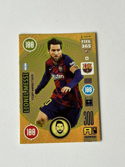PANINI ADRENALYN XL Fifa 365 2020 Lionel Messi Top Master No 6 £9.95 ...