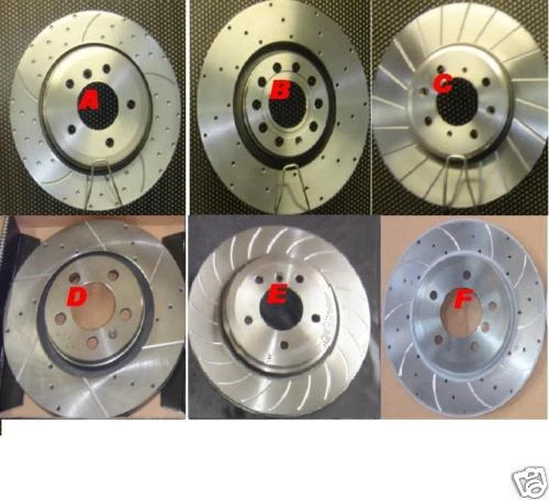 MG ZS ZT 180 160 Grooved Brake Disc 282Mm Front Rear £134.90 - PicClick UK