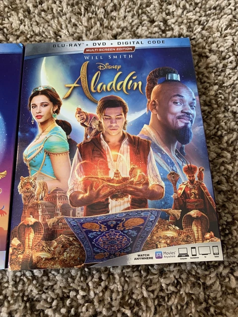 ALADDIN 1992 AND Aladdin 2019 Live Action 2 Movie Bundle $35.00 - PicClick