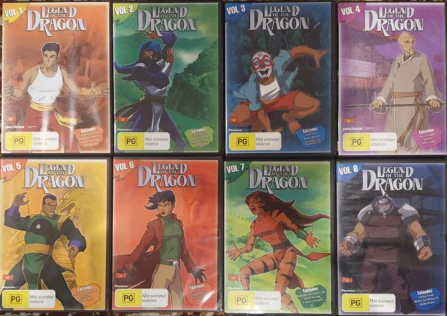 LEGEND OF THE Dragon Rare Dvd Animation Cartoon Complete Cult Tv Series ...