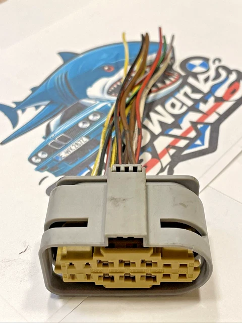 MERCEDES-BENZ HEADLIGHT LAMP Wiring Harness Connector Pigtail Plug PA66 ...